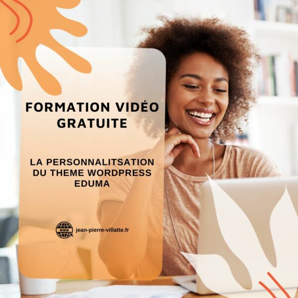 Formation vidéo gratuite la personnalisation du thème WordPress EDUMA