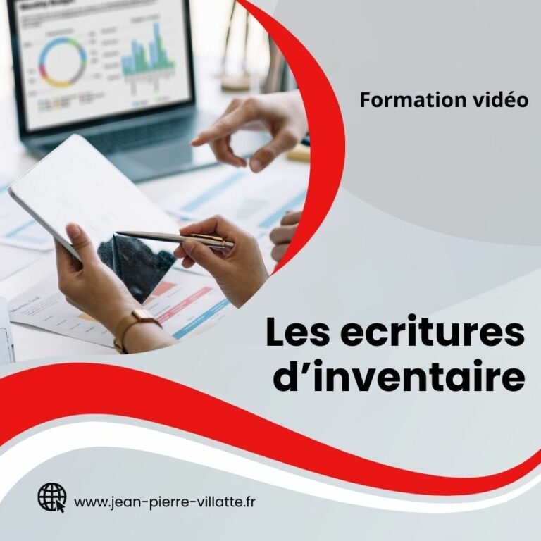 Formation vidéo Les écritures d'inventaire - Jean-Pierre VILLATTE